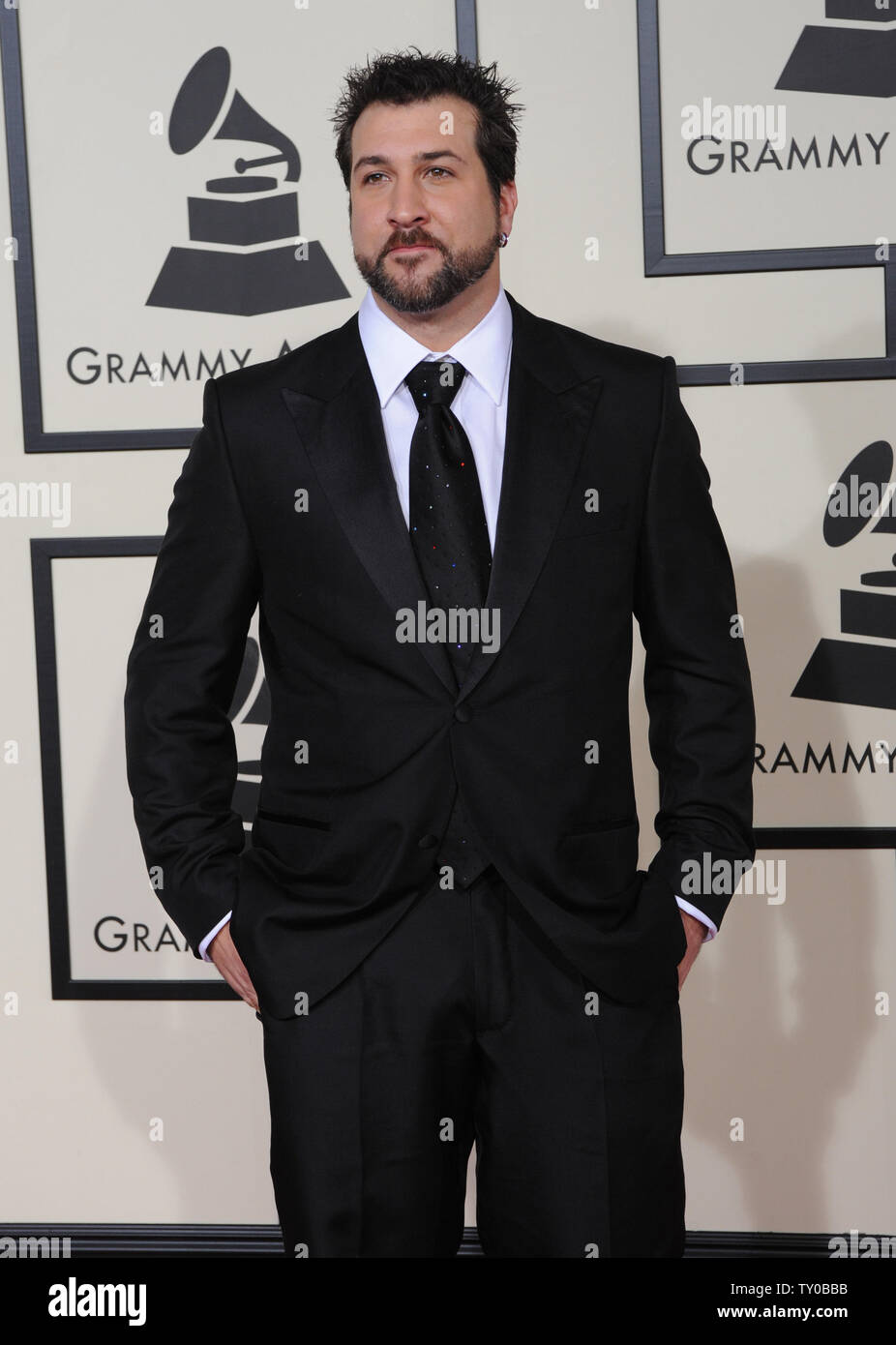 Joey Fatoni arrives at the 50th annual Grammy Awards at the Staples ...