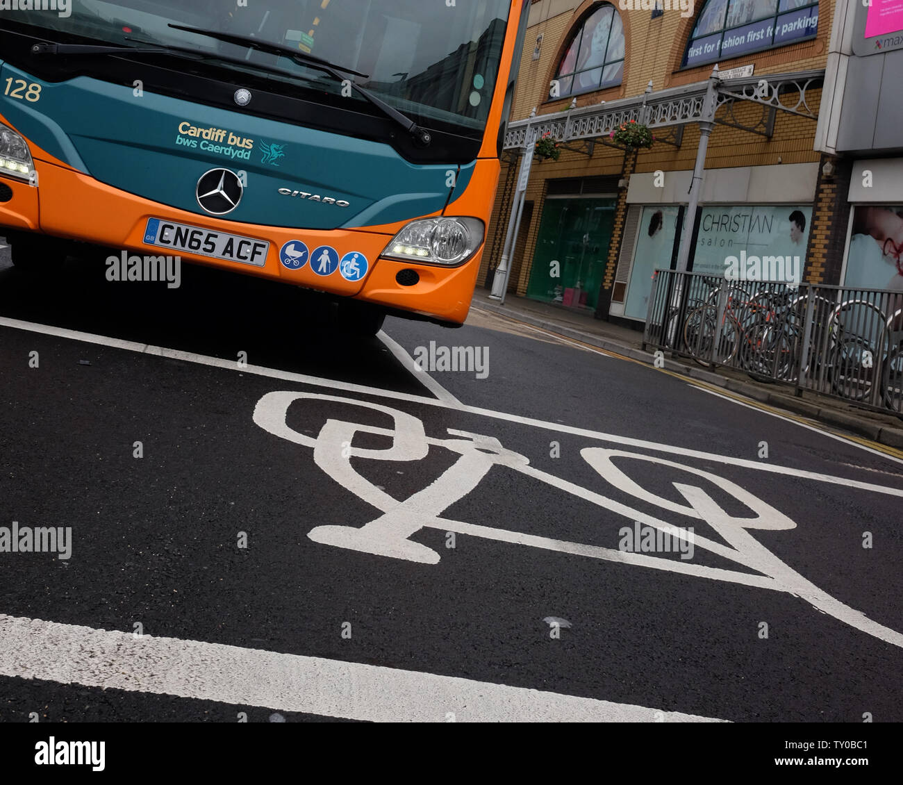 My point of view bicycle bus hi-res stock photography and images - Alamy