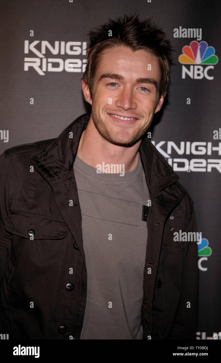 Actor Robert Buckley attends the Knight Rider cast party in Los Angeles ...