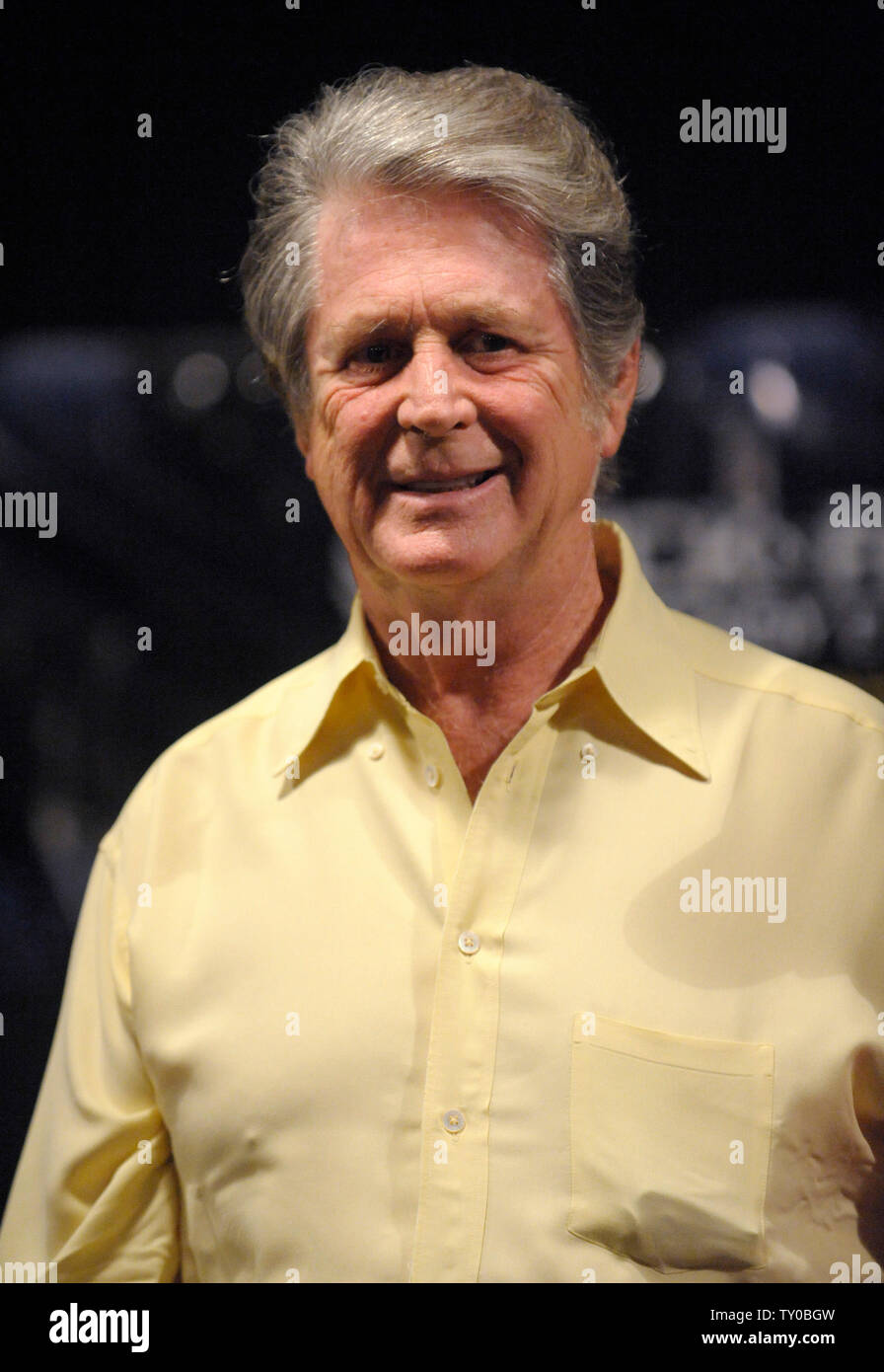 Singer Brian Wilson of the Beach Boys poses for photographs at Rock 'n ...
