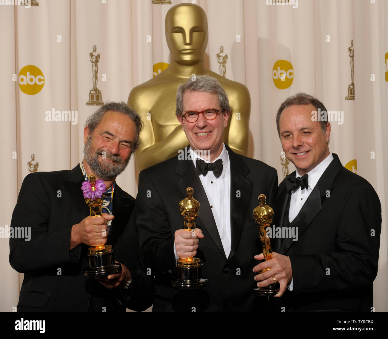 Scott Millan, David Parker and Kirk Francis hold the Achievement in ...
