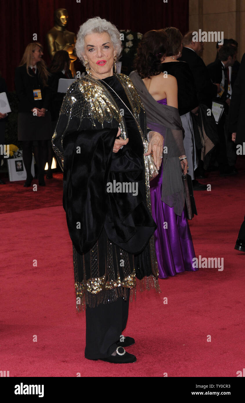 1940's screen siren Jane Russell arrives for the 80th Annual Academy ...