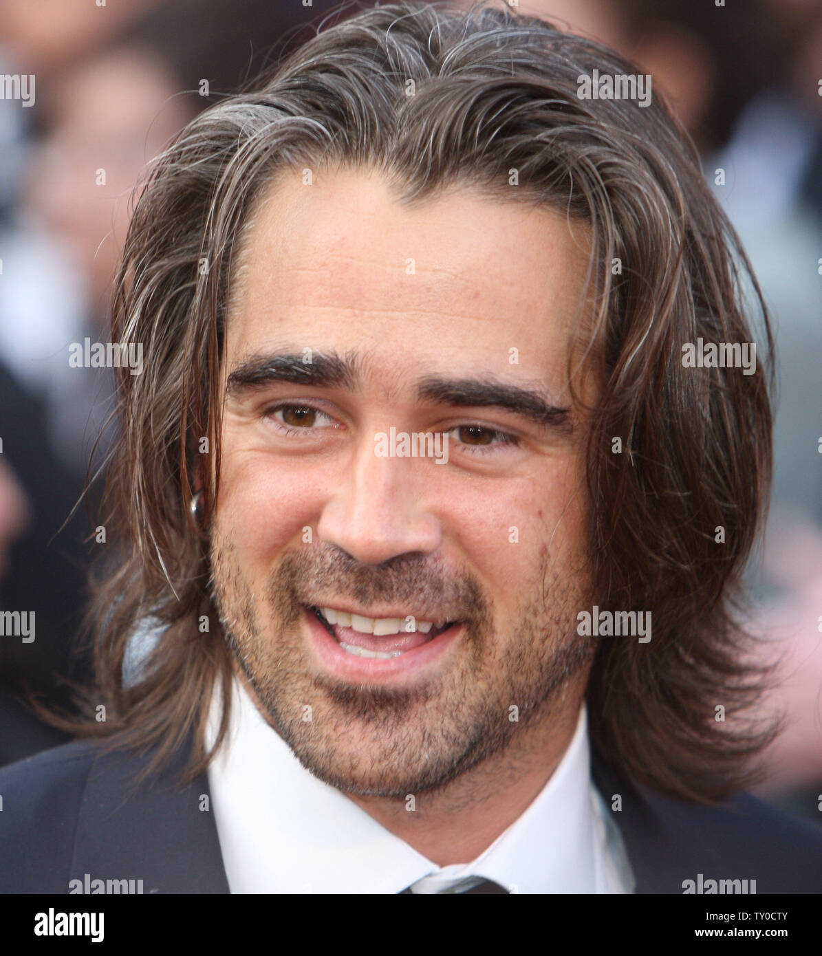 Colin Farrell arrives for the 80th Annual Academy Awards at the Kodak ...