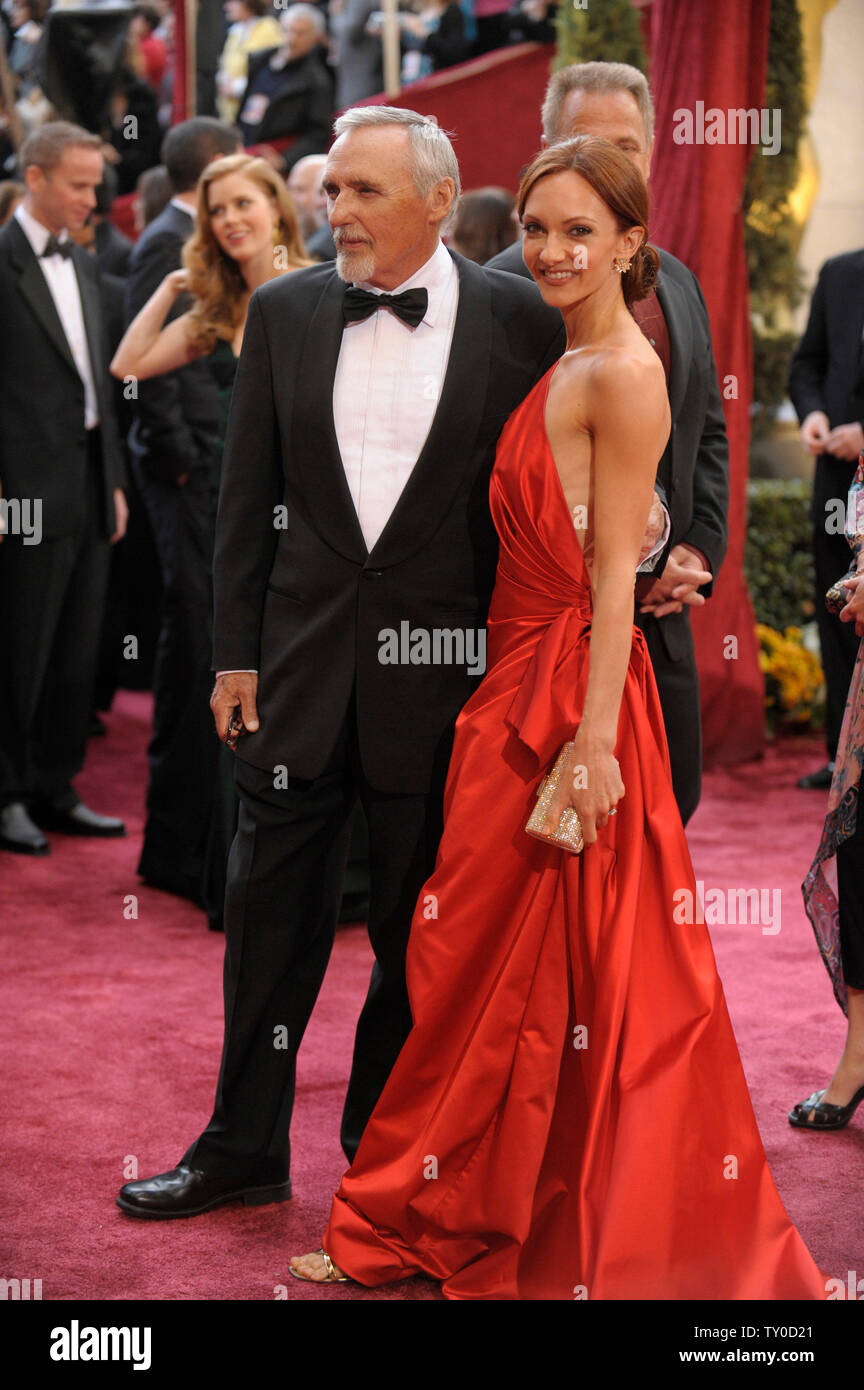 Dennis Hopper and Victoria Duffy arrive for the 80th Annual Academy ...