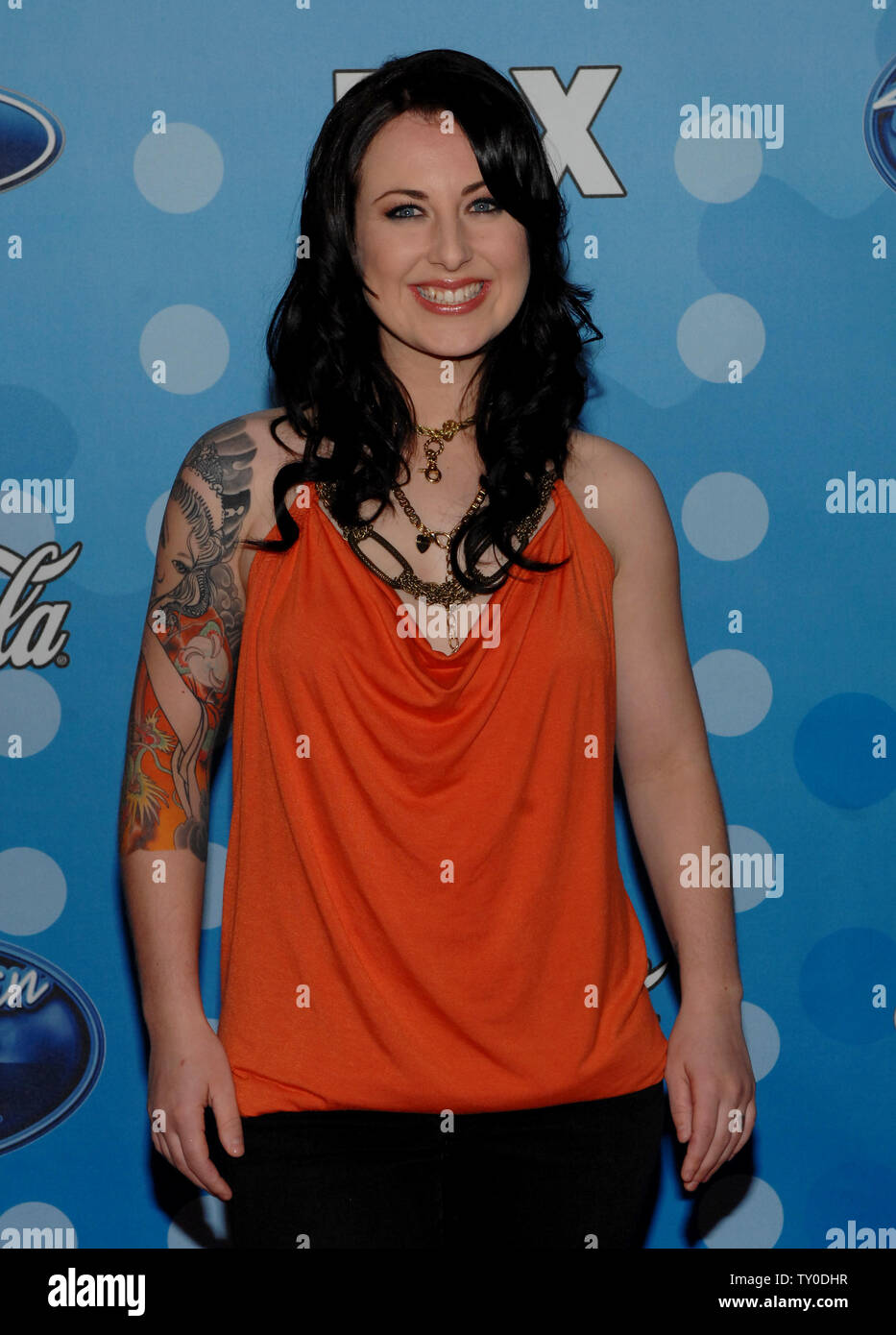 Finalist Carly Smithson from San Diego, California arrives for the ...