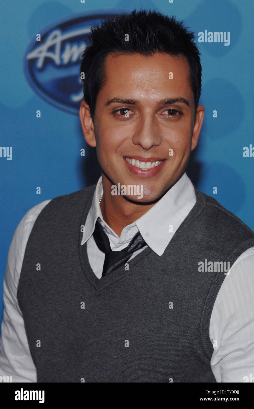 Finalist David Hernandez from Glendale, Arizona arrives for the ...