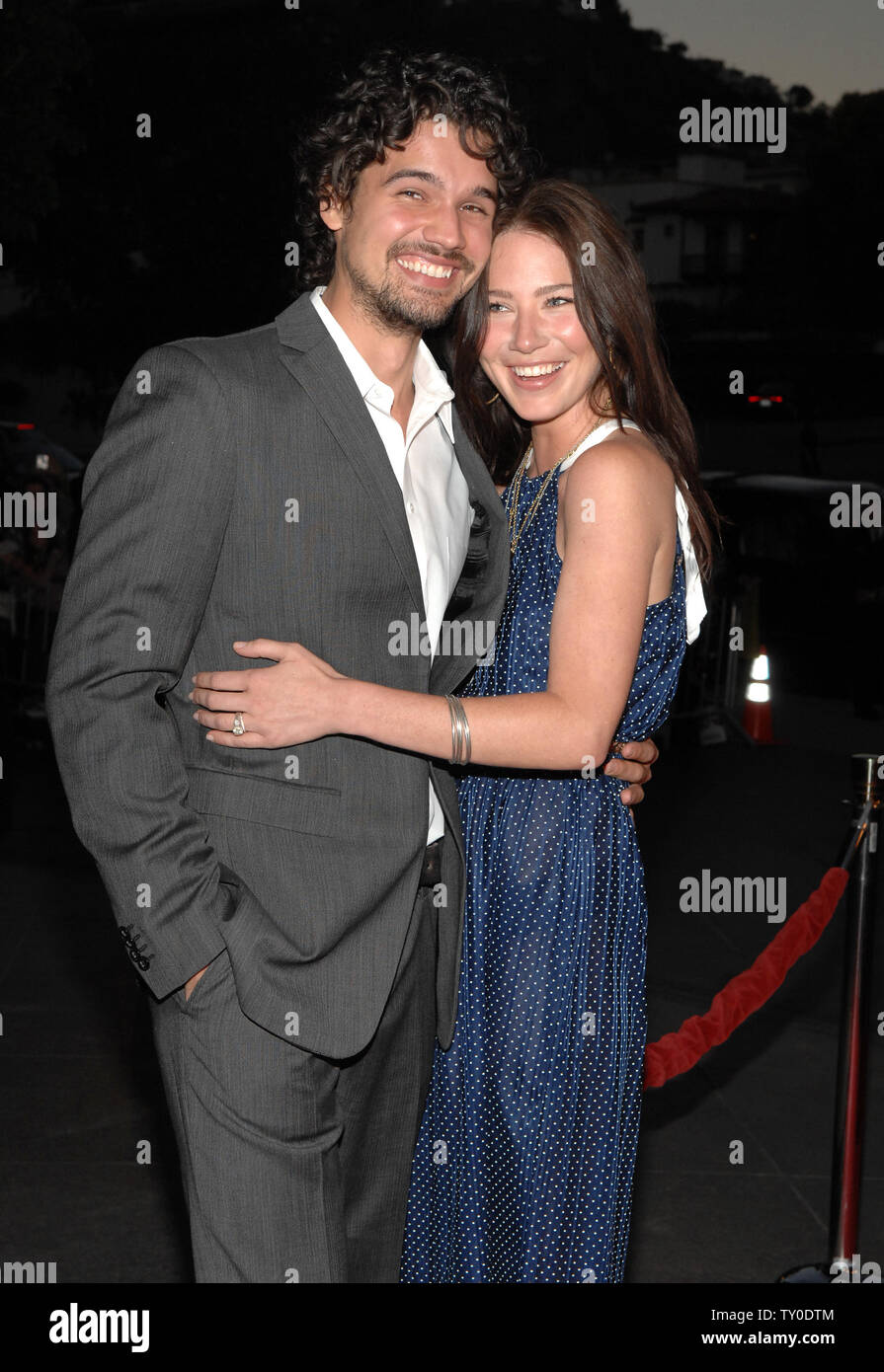 Steven strait wife lynn collins hi-res stock photography and images - Alamy