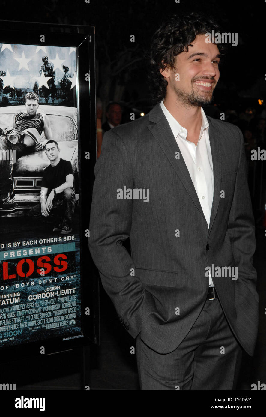 Steven Strait, a cast member in the motion picture war drama "Stop-Loss ...