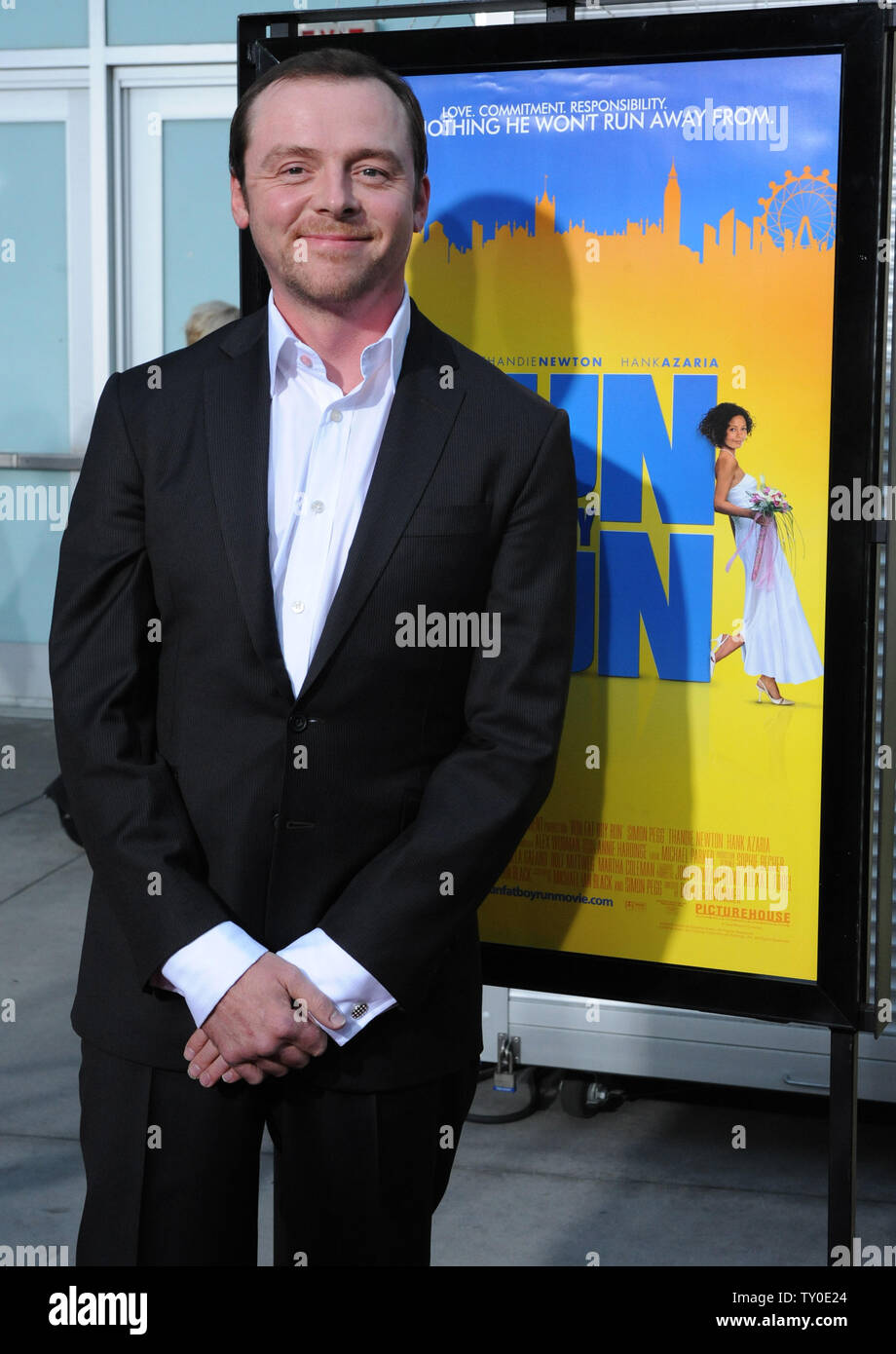 British actor Simon Pegg, a co-writer and cast member in the motion ...