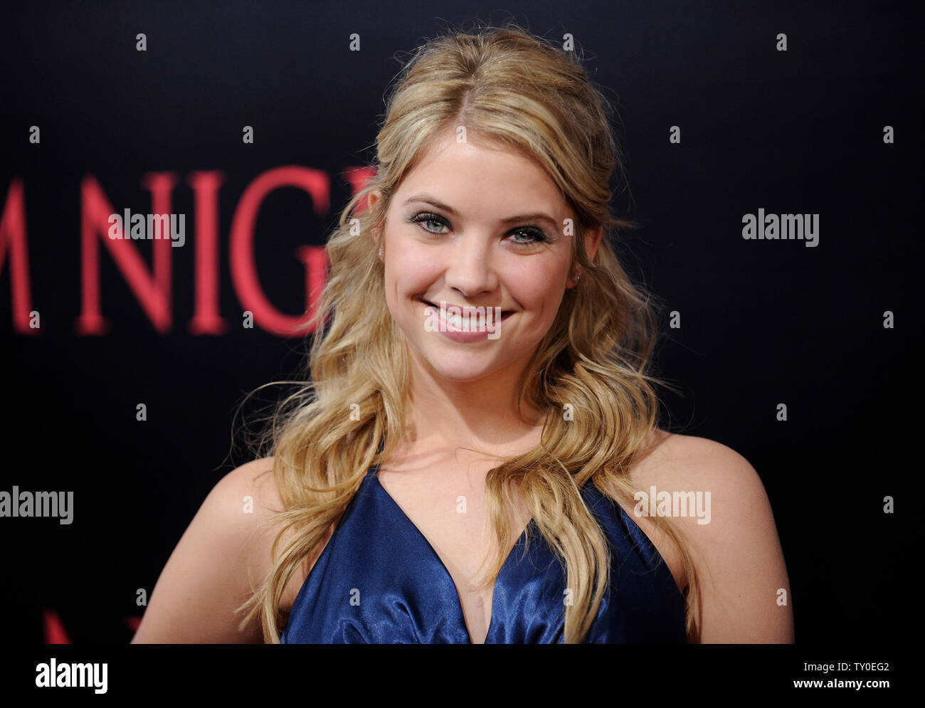 Actress Ashley Benson attends the premiere of the film "Prom Night" in ...