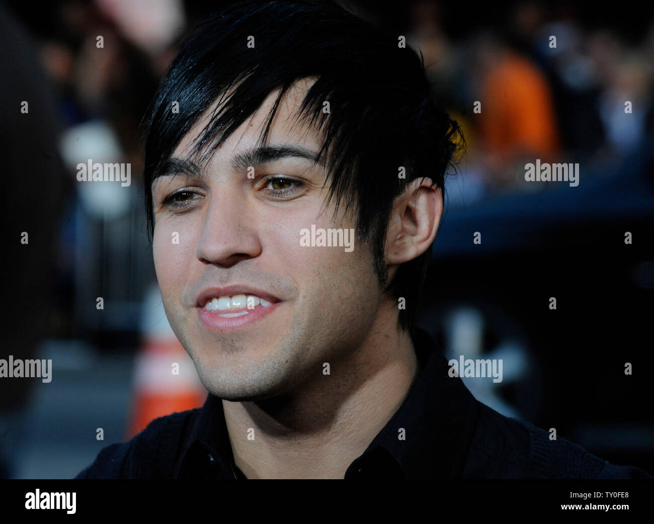 Pete Wentz attends the Los Angeles premiere of the motion picture sci ...
