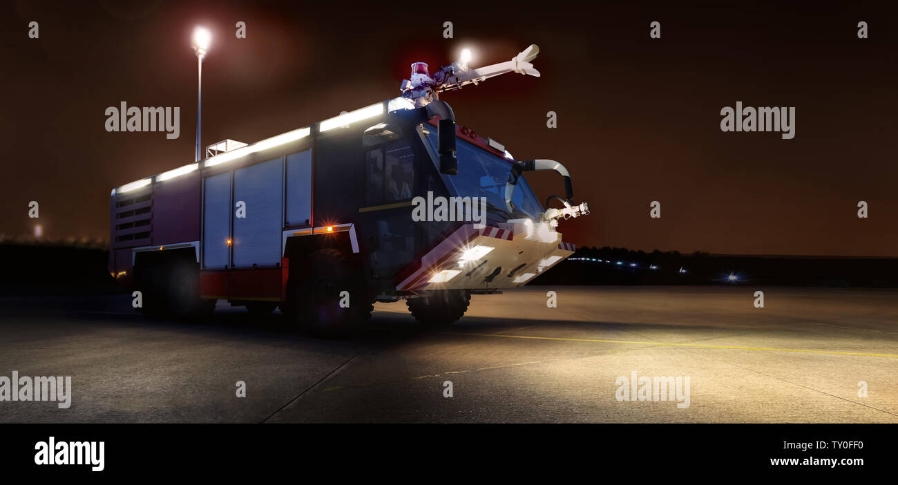 Airplane Fire Truck High Resolution Stock Photography and Images - Alamy