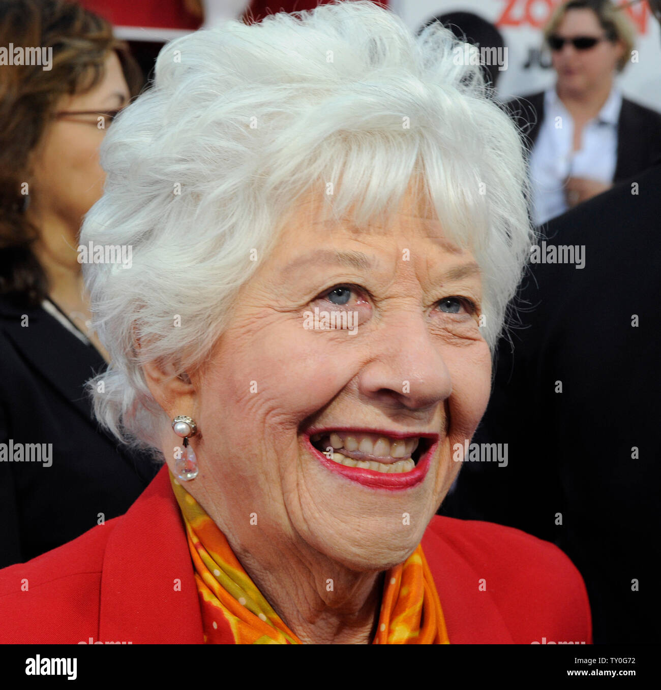 Charlotte Rae, a cast member in the motion picture comedy "You Don't ...