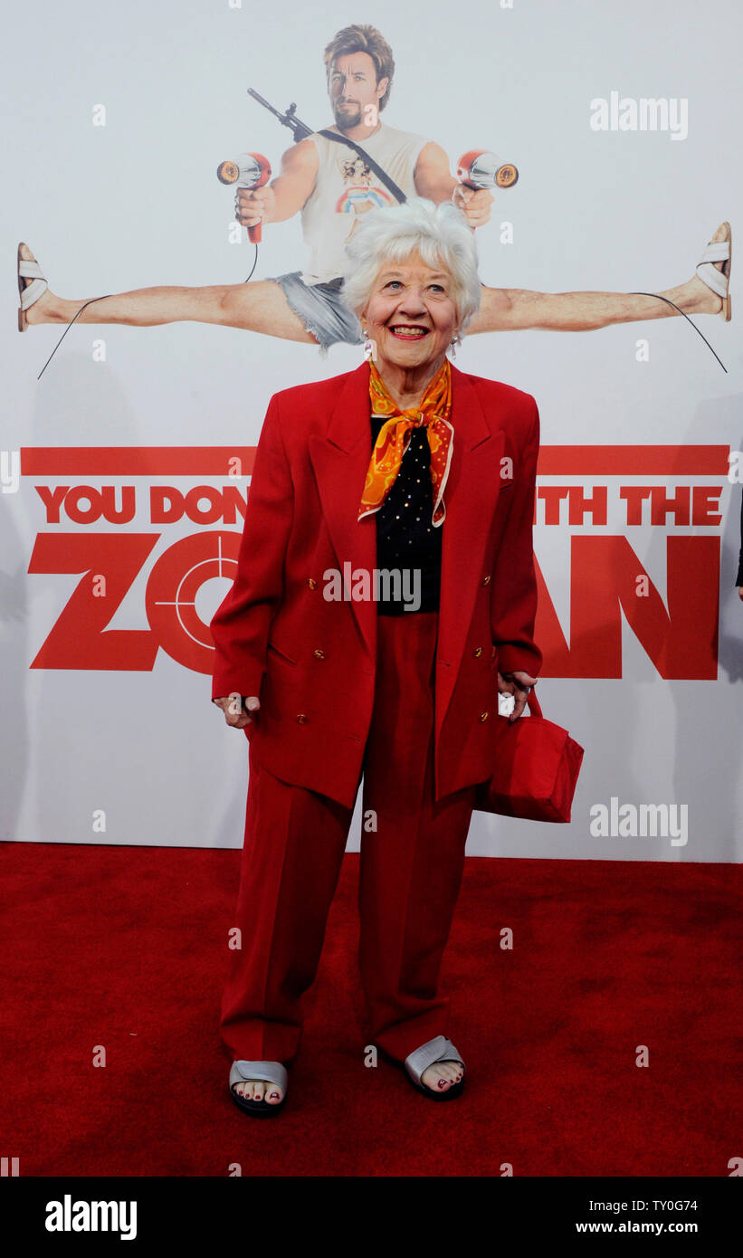 Charlotte Rae, a cast member in the motion picture comedy "You Don't ...