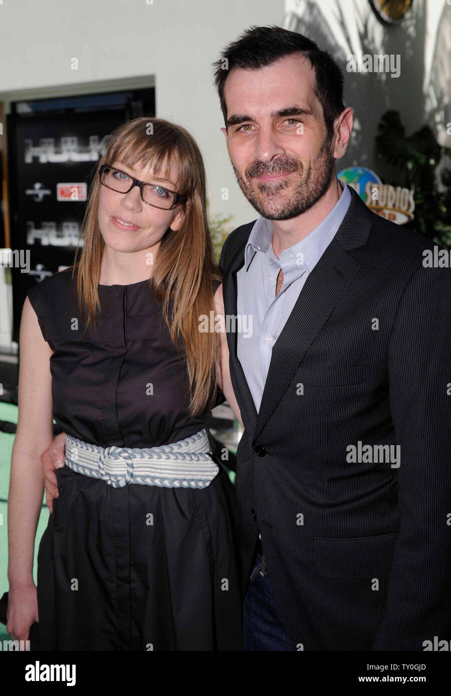 Cast member Ty Burrell (R) and guest attend the premiere of the film ...