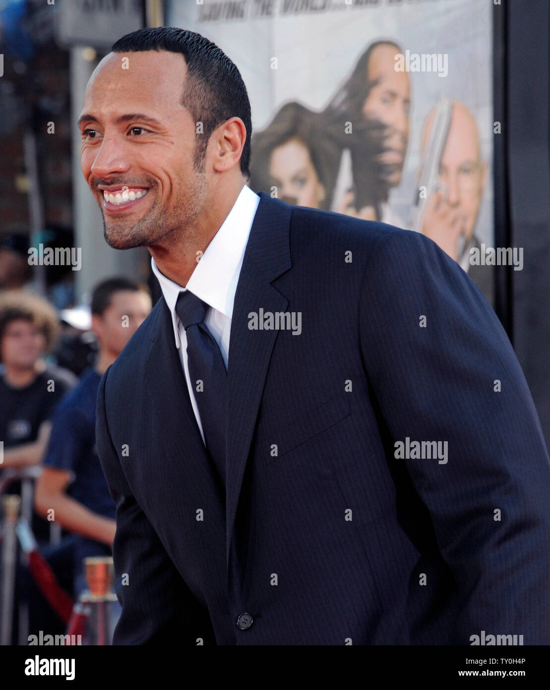 Dwayne Johnson, who portrays Agent 23 in the motion picture comedy "Get ...