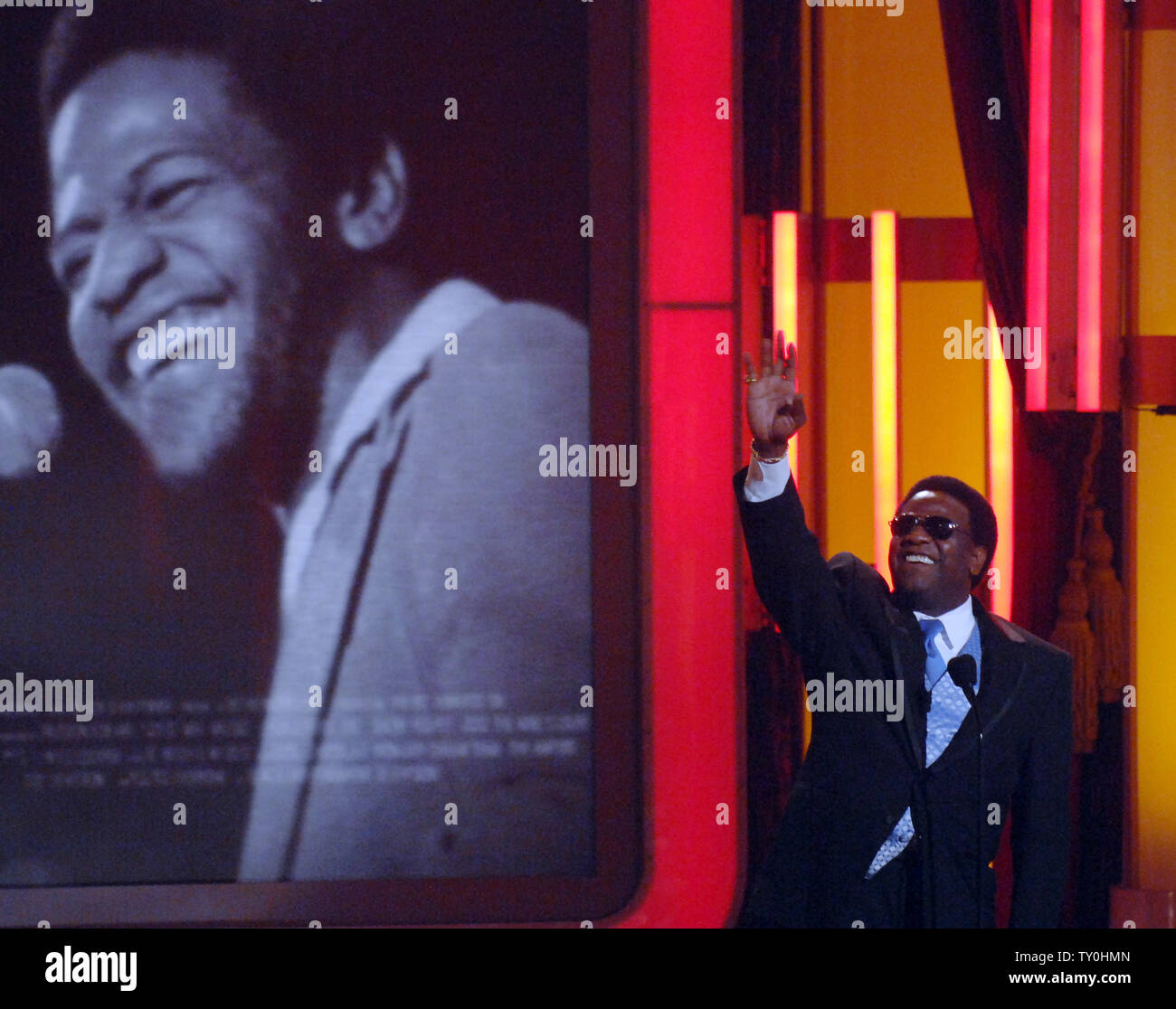 Al Green accepts the Lifetime Achievement Award during the BET Awards ...