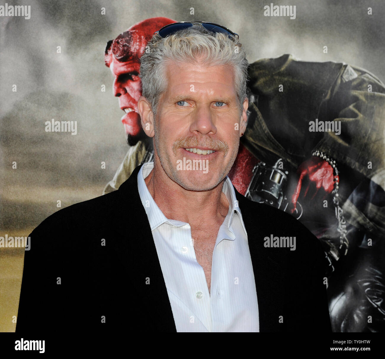 Ron Perlman, a cast member in the motion picture sci-fi comedy fantasy ...