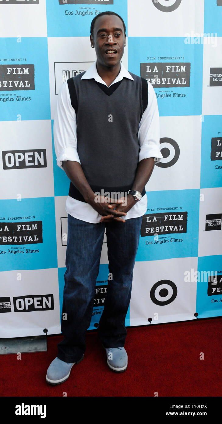 Actor Don Cheadle arrives at the Los Angeles Film Festival Awards Night ...