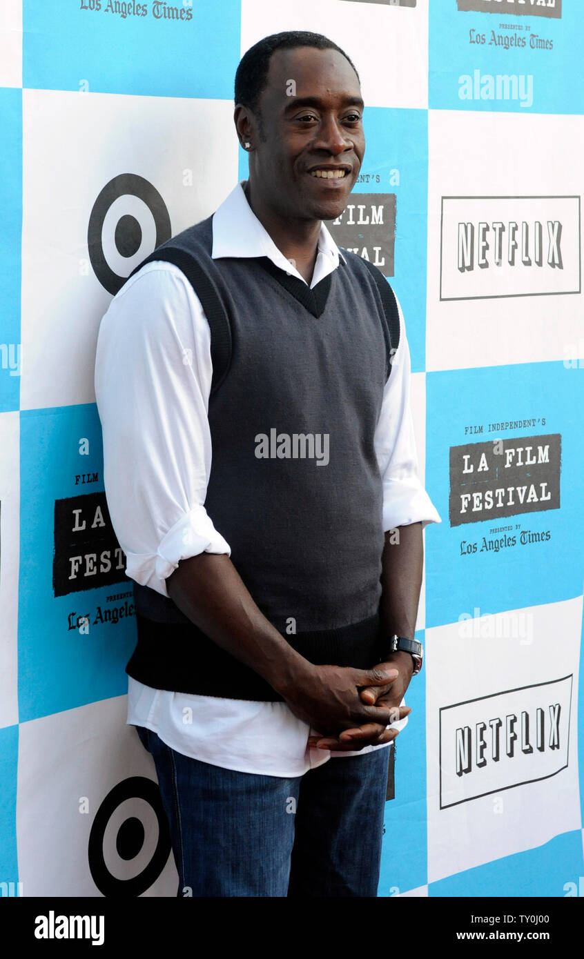 Actor Don Cheadle arrives at the Los Angeles Film Festival Awards Night ...