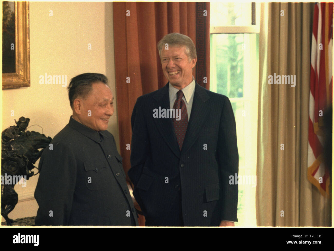 Deng Xiaoping and Jimmy Carter Stock Photo - Alamy