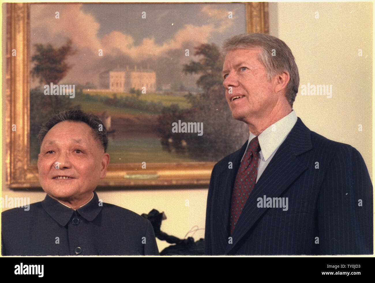 Deng Xiaoping and Jimmy Carter Stock Photo - Alamy