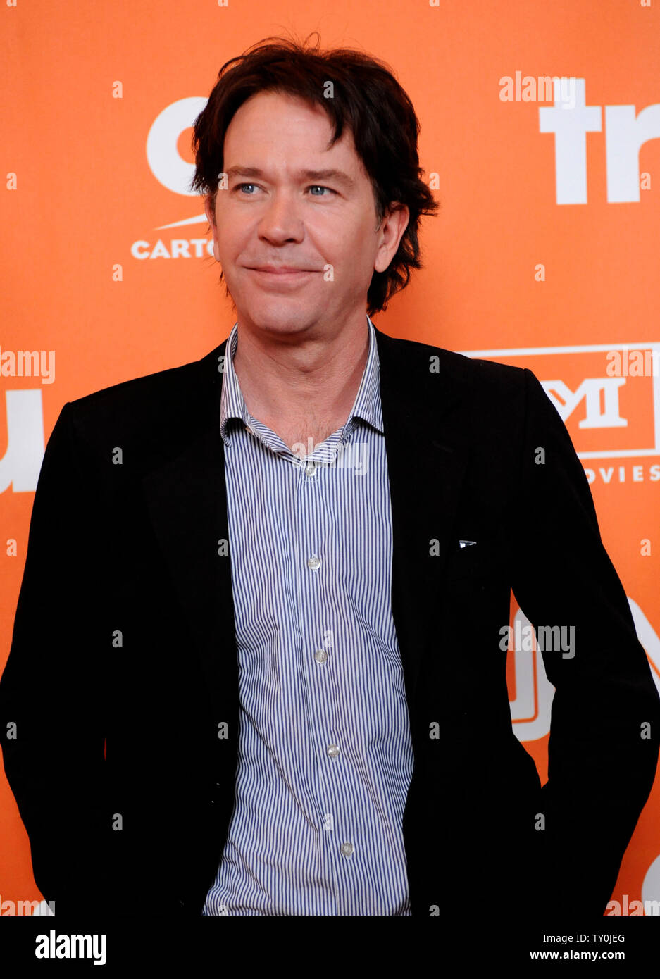 Actor Timothy Hutton, who stars in "Leverage", arrives at the Turner ...