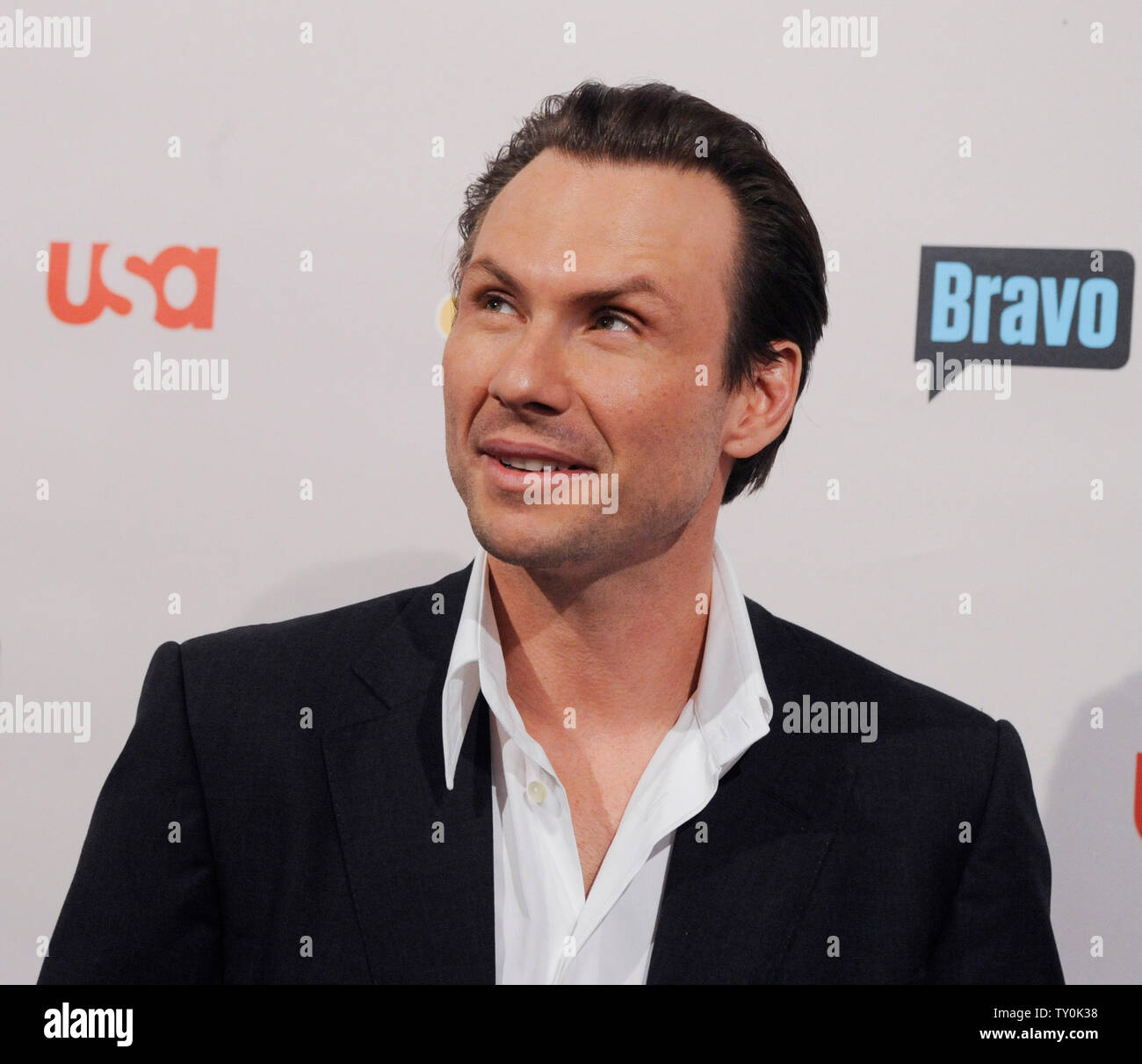 Actor Christian Slater, attends the NBC All-Star party in Beverly Hills ...