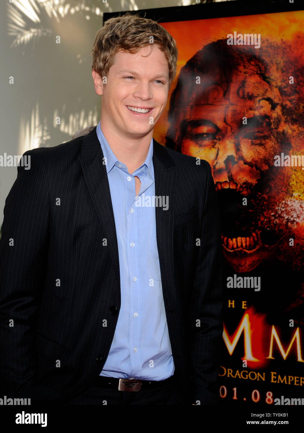 Australian actor Luke Ford, a cast member in the motion picture fantasy ...