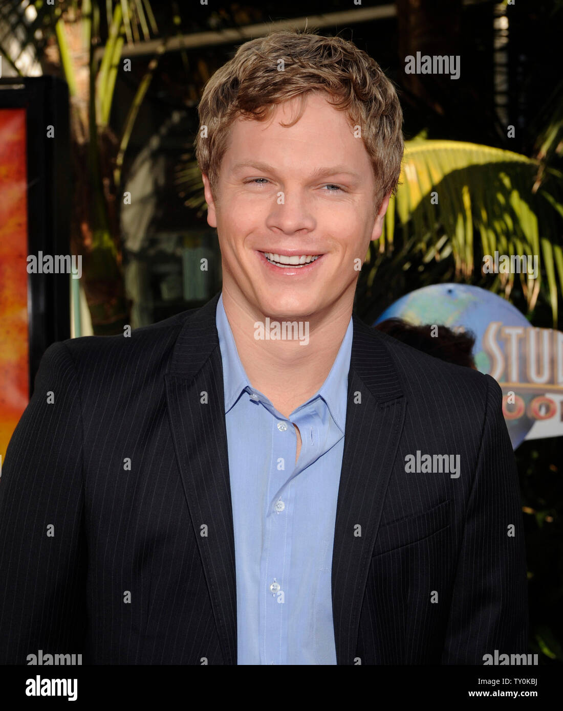 Australian actor Luke Ford, a cast member in the motion picture fantasy ...