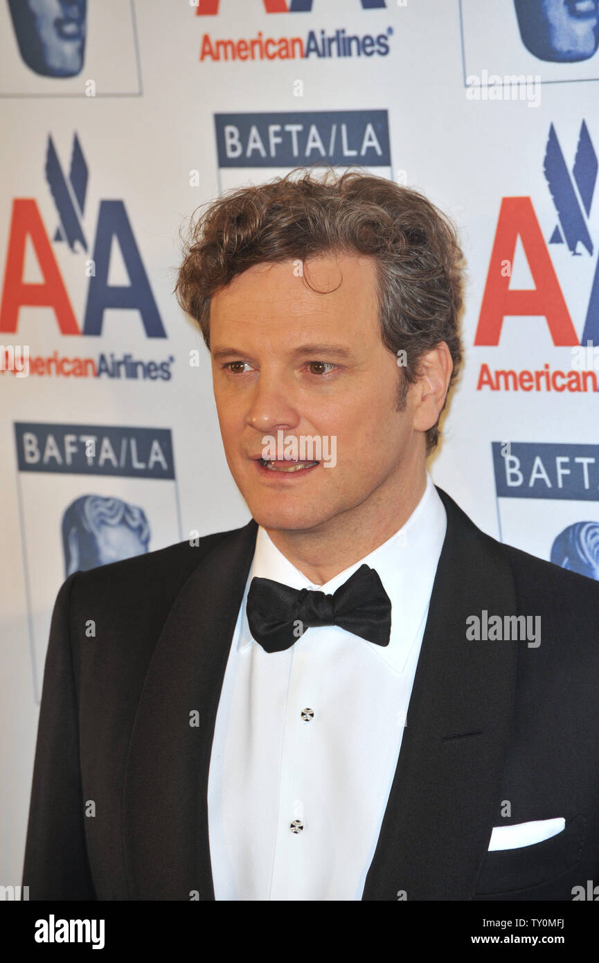 LOS ANGELES, CA. November 05, 2009: Honoree Colin Firth at the 18th ...