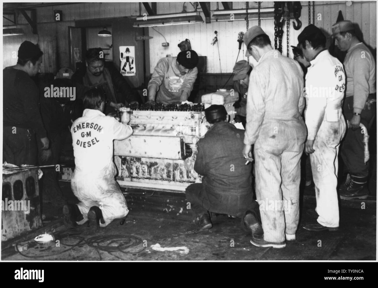 Diesel engine class Stock Photo - Alamy