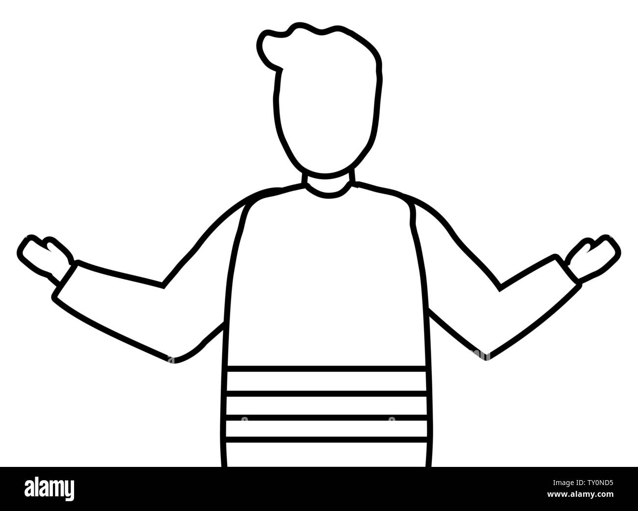 Avatar of a man design, Boy male person human and attractive theme ...