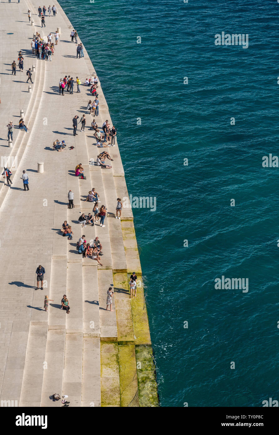 Zadar sea organ hi-res stock photography and images - Alamy