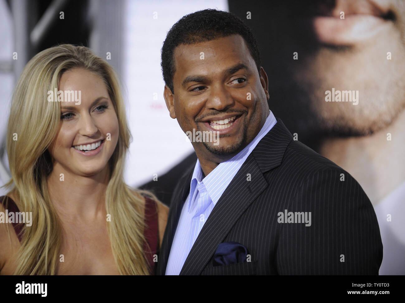 Actor Alphonso Ribeiro (R) and guest attend the premiere of the film ...