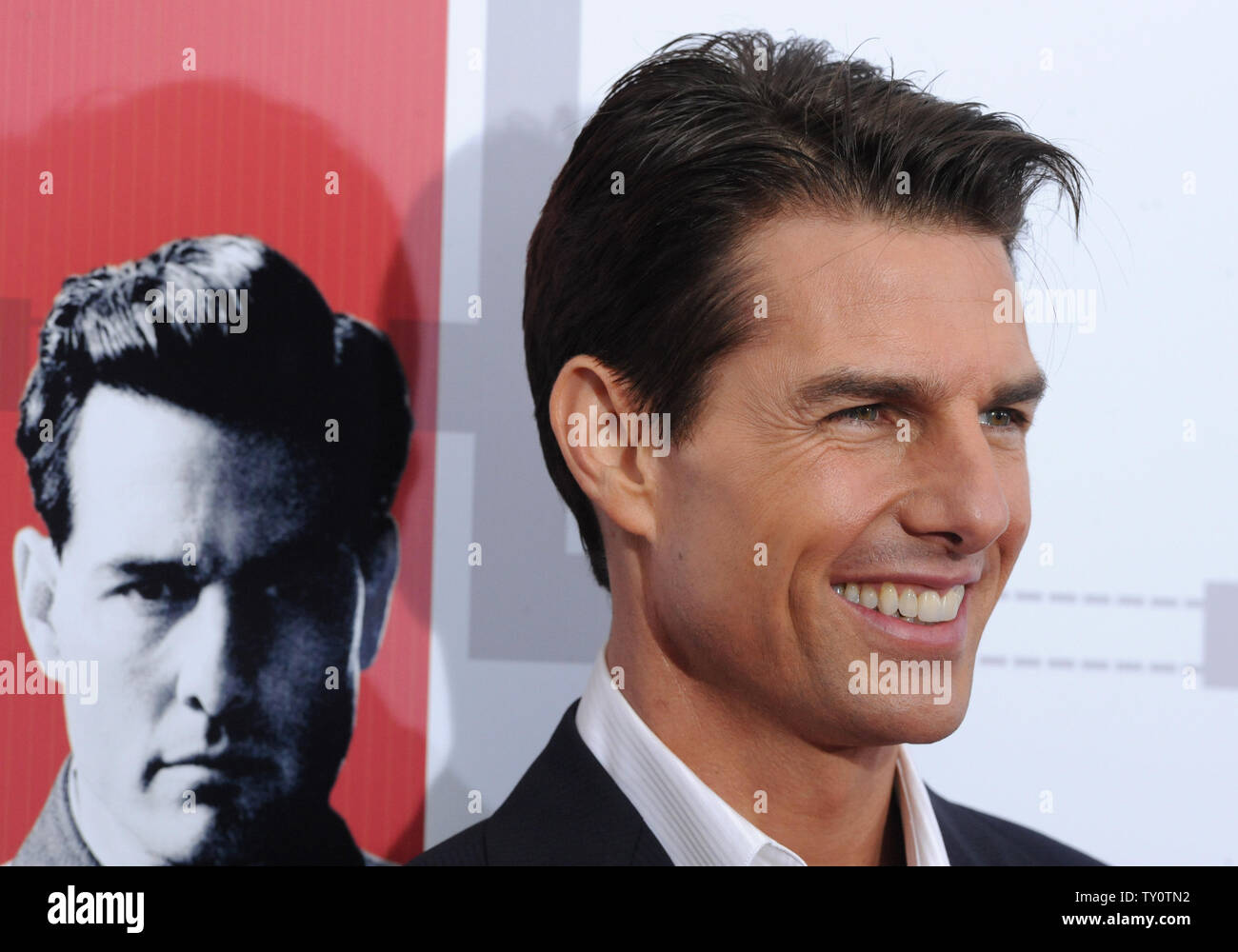 Actor Tom Cruise, who stars in the historical war thriller motion ...