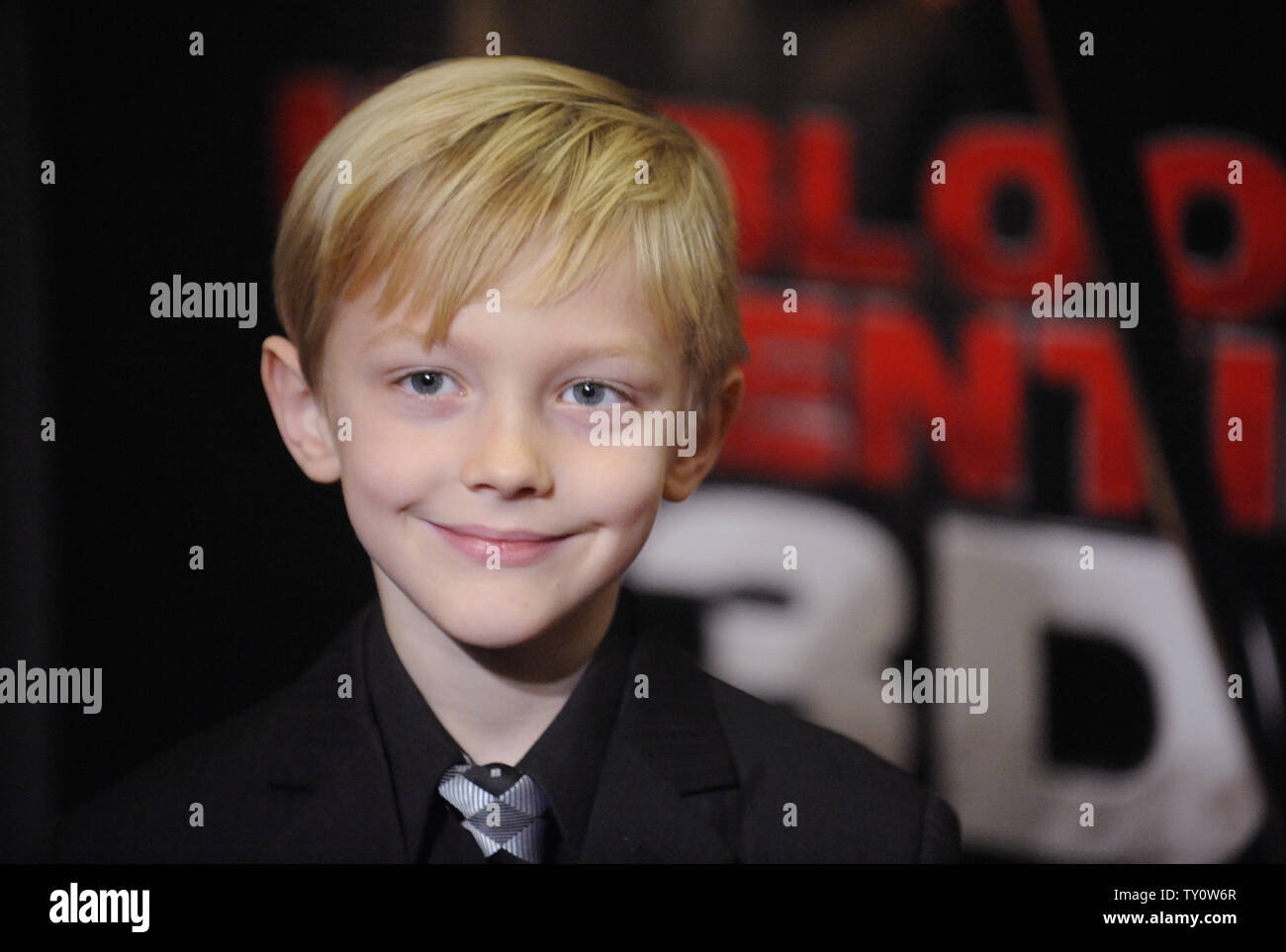 Cast member Andrew Larson attends a screening of "My Bloody Valentine 3D" in Los Angeles on ...
