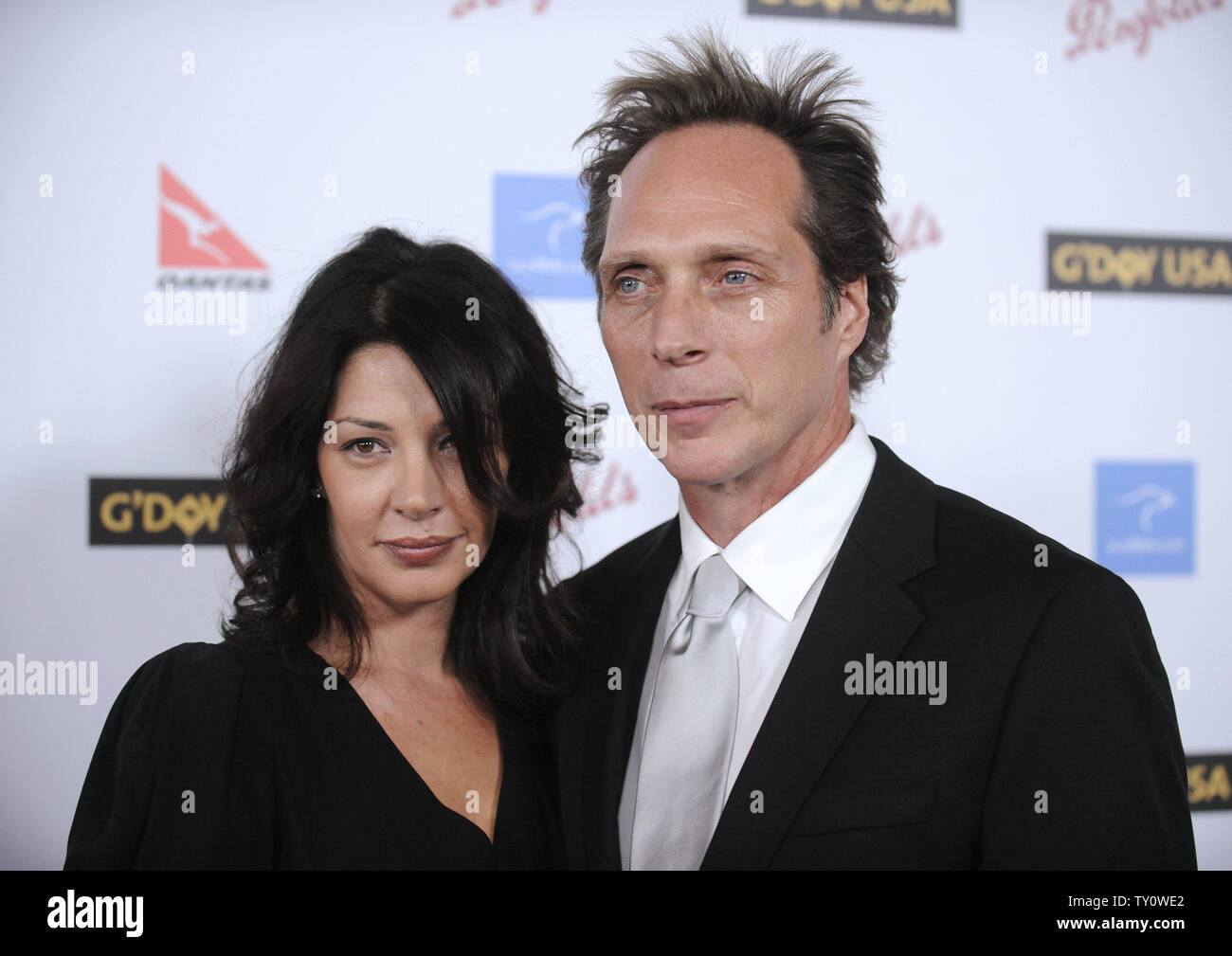 Actor William Fichtner (R) and wife Kimberly Kalil attend the G'Day USA ...