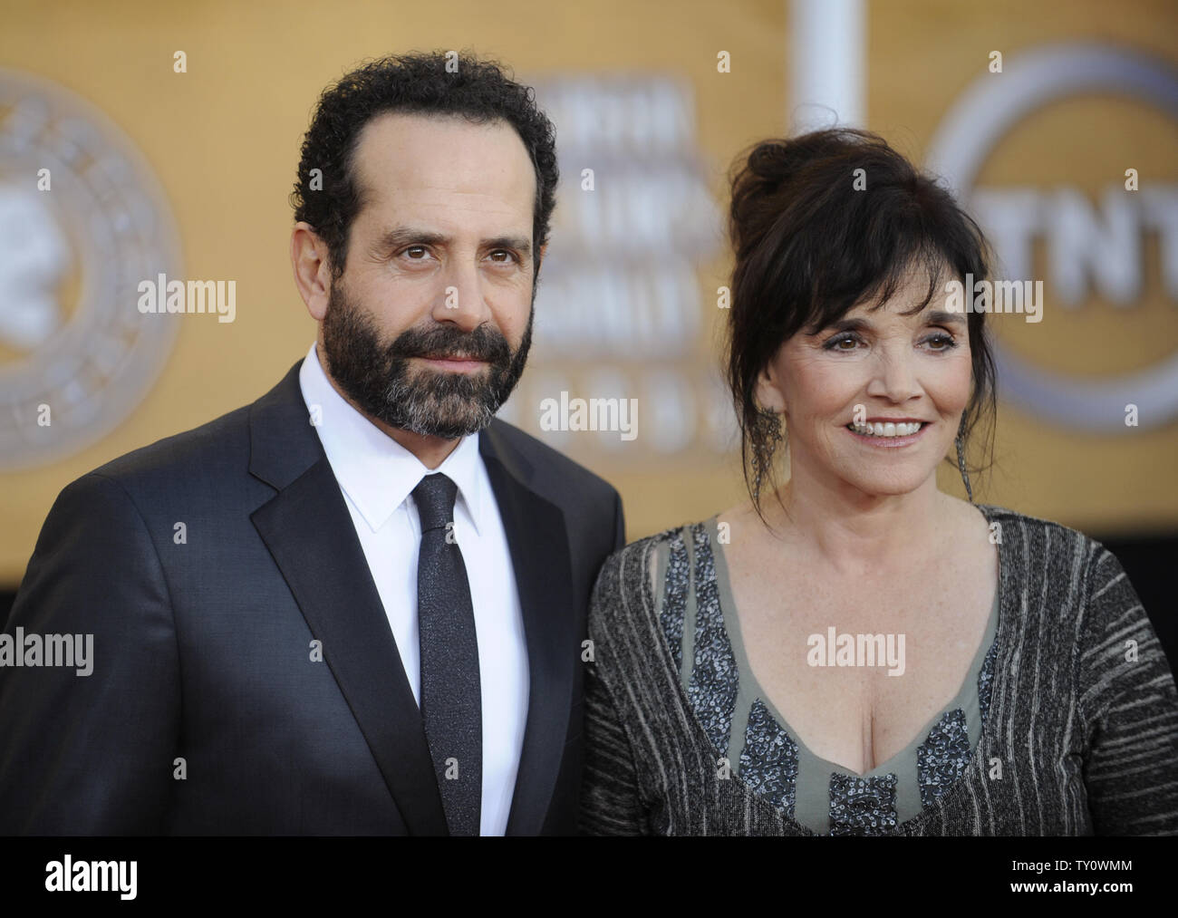 Tony Shalhoub (L) and Brooke Adams attends the Screen Actors Guild ...
