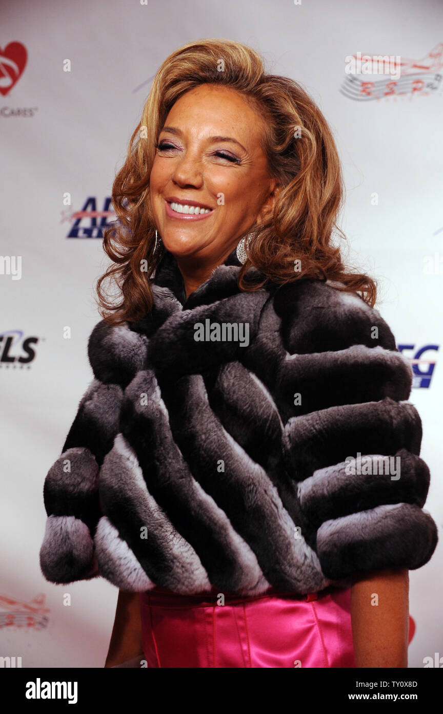 Denise Rich arrives at the MusiCares Person of the Year tribute ...