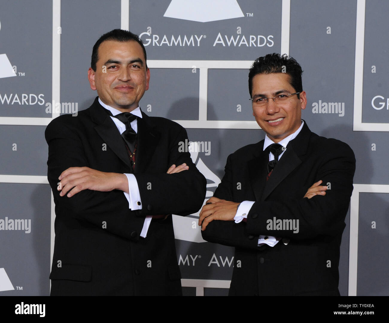 The group "Cuicillos" arrives at the 51st annual Grammy Awards at the ...