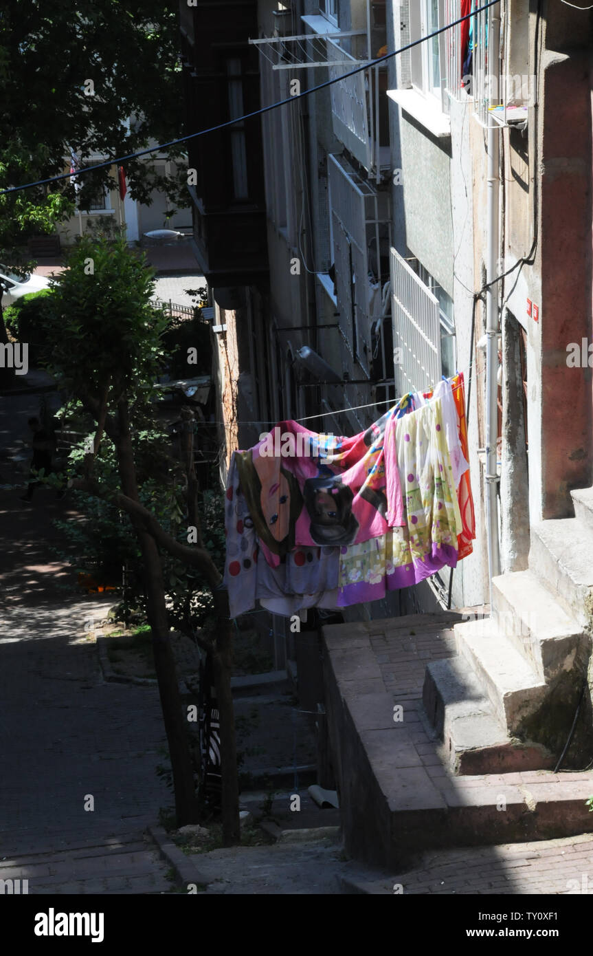 Washing Line Istanbul High Resolution Stock Photography and Images - Alamy