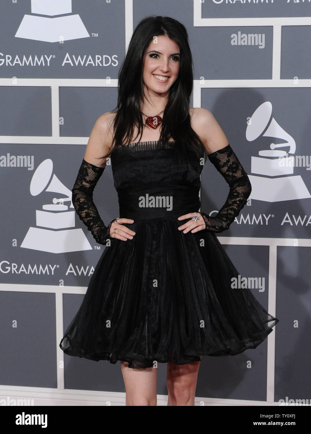 Alana Grace arrives at the 51st annual Grammy Awards at the Staples ...