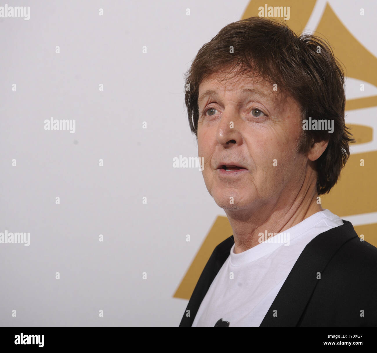 Show performer Paul McCartney appears backstage at the 51st annual ...