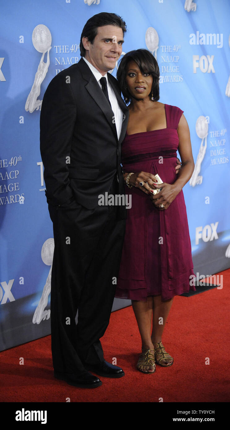 Alfre Woodard (R) and husband Roderick Spencer attends the 40th NAACP ...