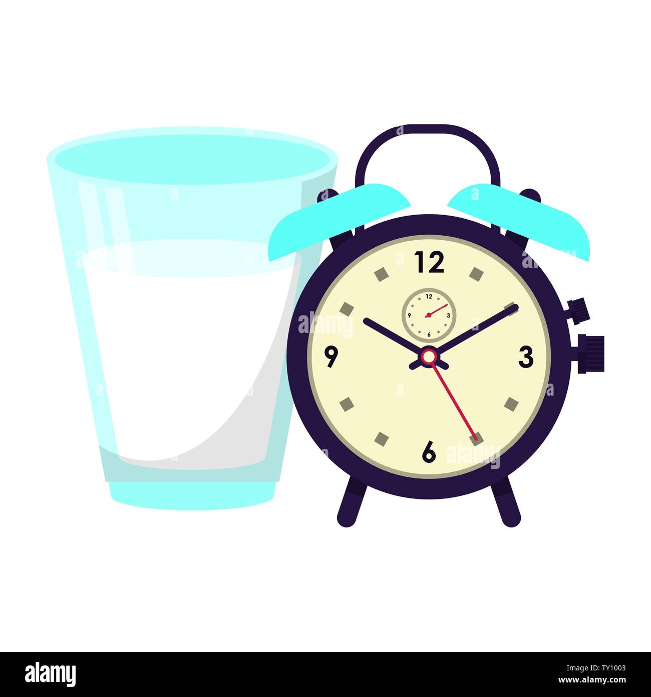 food and healthy life symbols Stock Vector Image & Art - Alamy