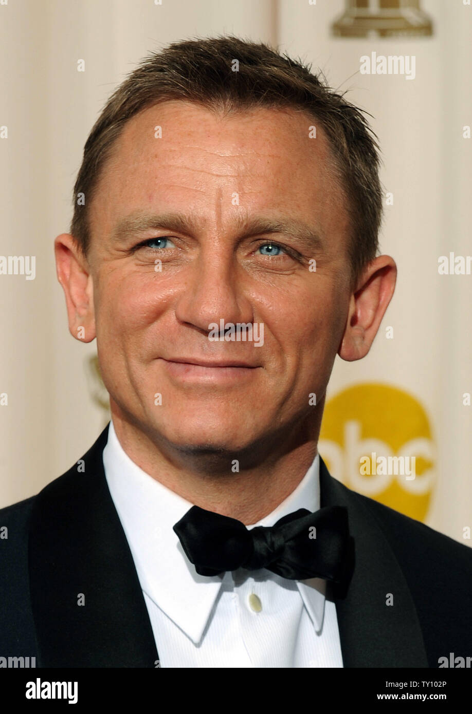 Actor Daniel Graig appears backstage at the 81st Academy Awards in ...