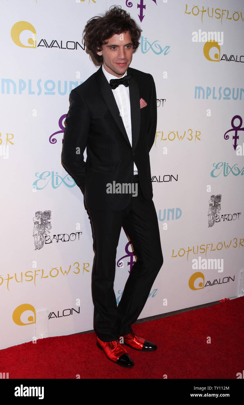 Singer Mika arrives on the red carpet at Prince's Oscar After Party in ...