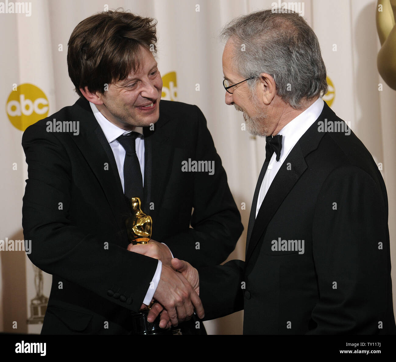 Christian Colson (L), producer of best picture Oscar winner "Slumdog ...