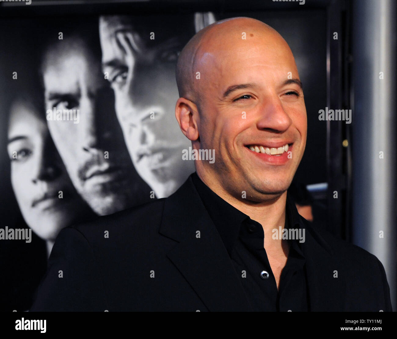 Cast member Vin Diesel attends the premiere of the motion picture crime ...